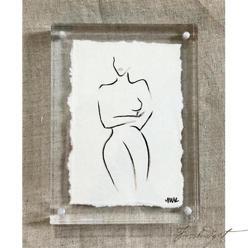 Original Watercolor Painting - Two Tone Silhouette – Fussbudget.com